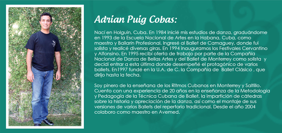 Adrian Puig · Yoga, Terapias, Meditación, Ballet Clásico, Ritmos ...